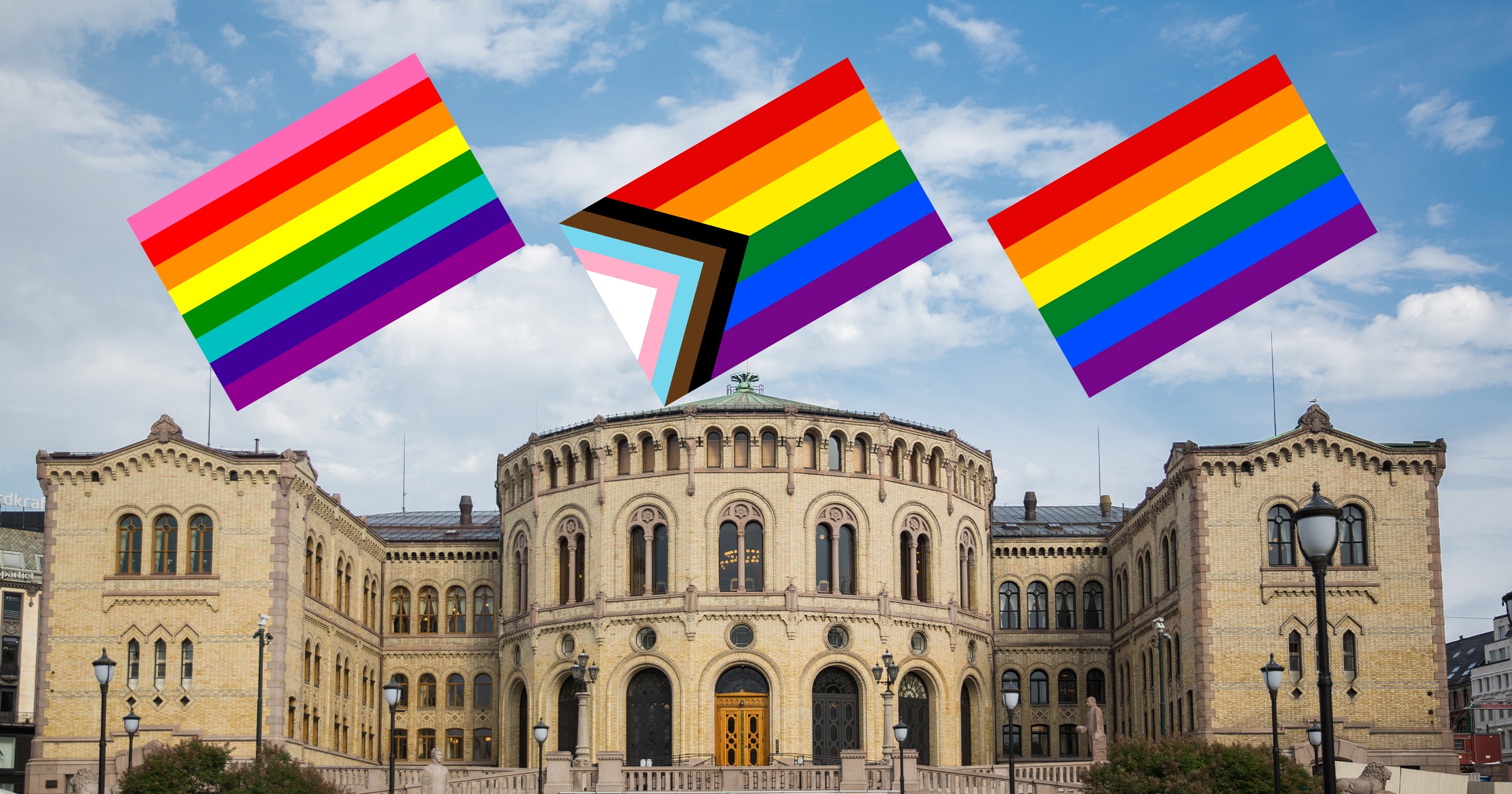 Dette er pride-flagget Stortinget heiser | Subjekt