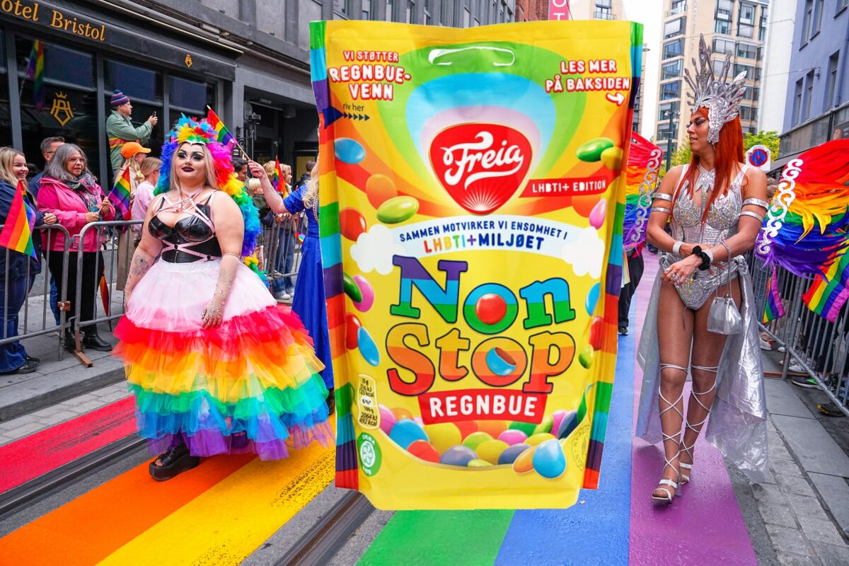 Freia hylles for regnbuesjokolade | Subjekt