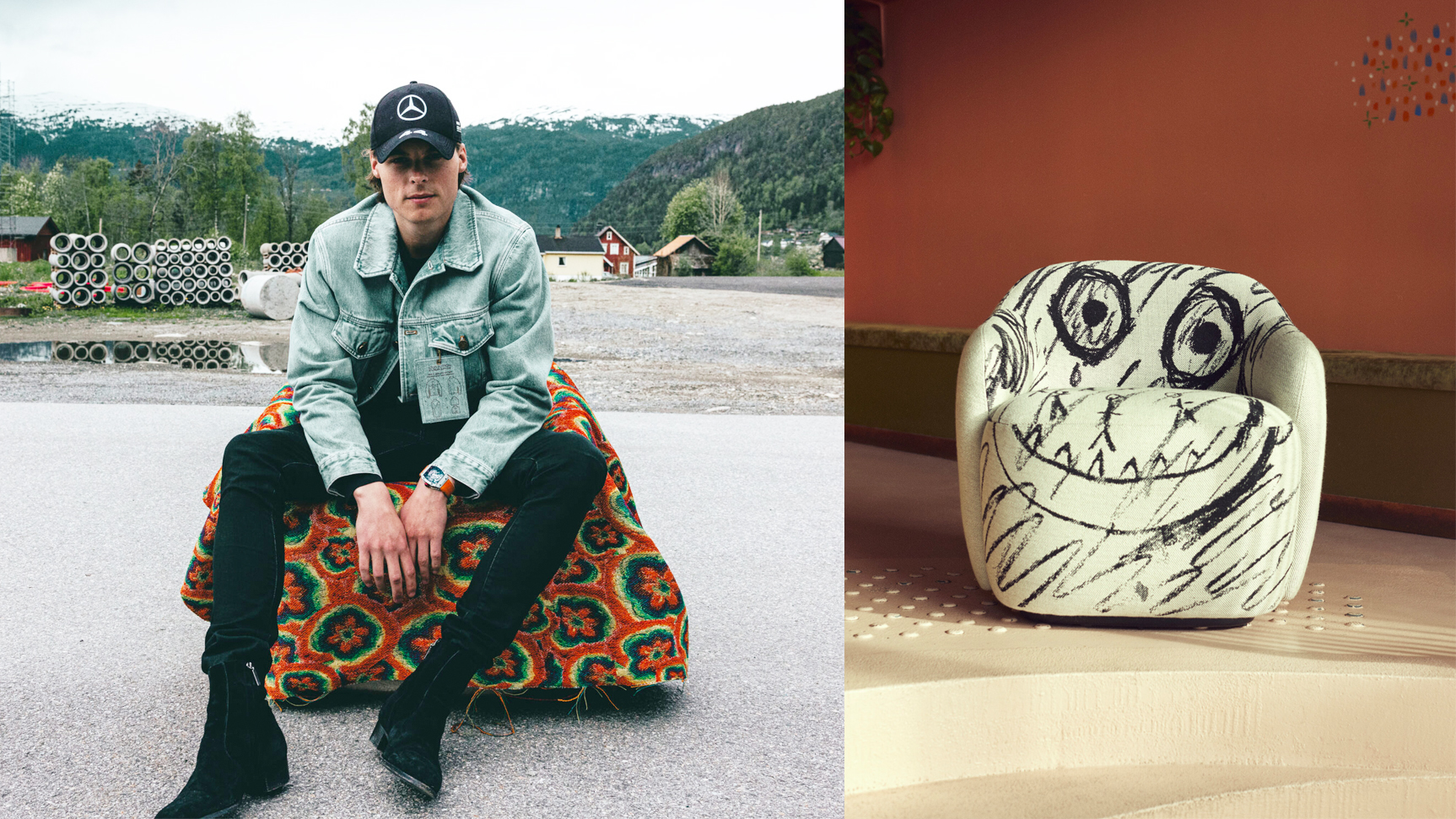 Ny møbelkolleksjon skal representere Gustav Magnar Witzøes følelsesliv ...